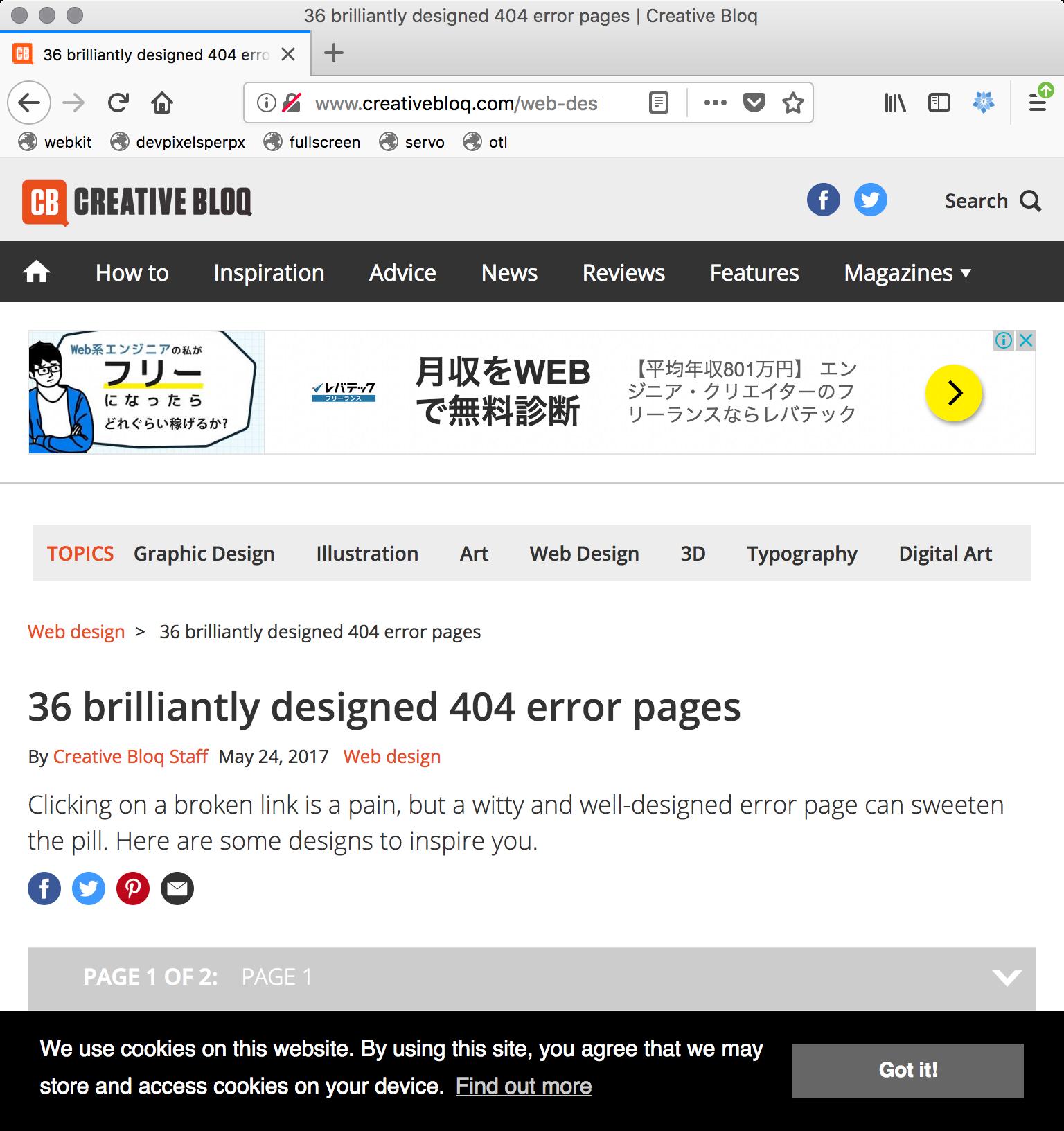 www.creativebloq.com - design is broken · Issue #10688 · webcompat/web-bugs · GitHub
