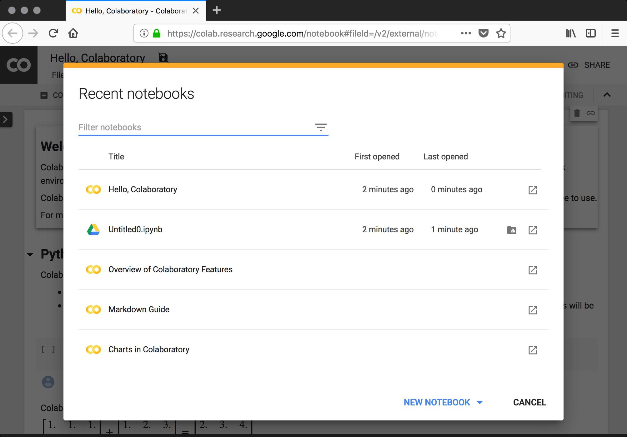colab.research.google.com - error messages and console CSP issues ...