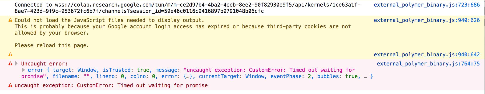colab.research.google.com - error messages and console CSP issues · Issue #13250 · webcompat/web ...