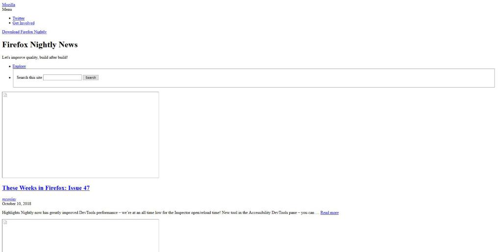 blog.nightly.mozilla.org - design is broken · Issue #20244 · webcompat/web-bugs · GitHub