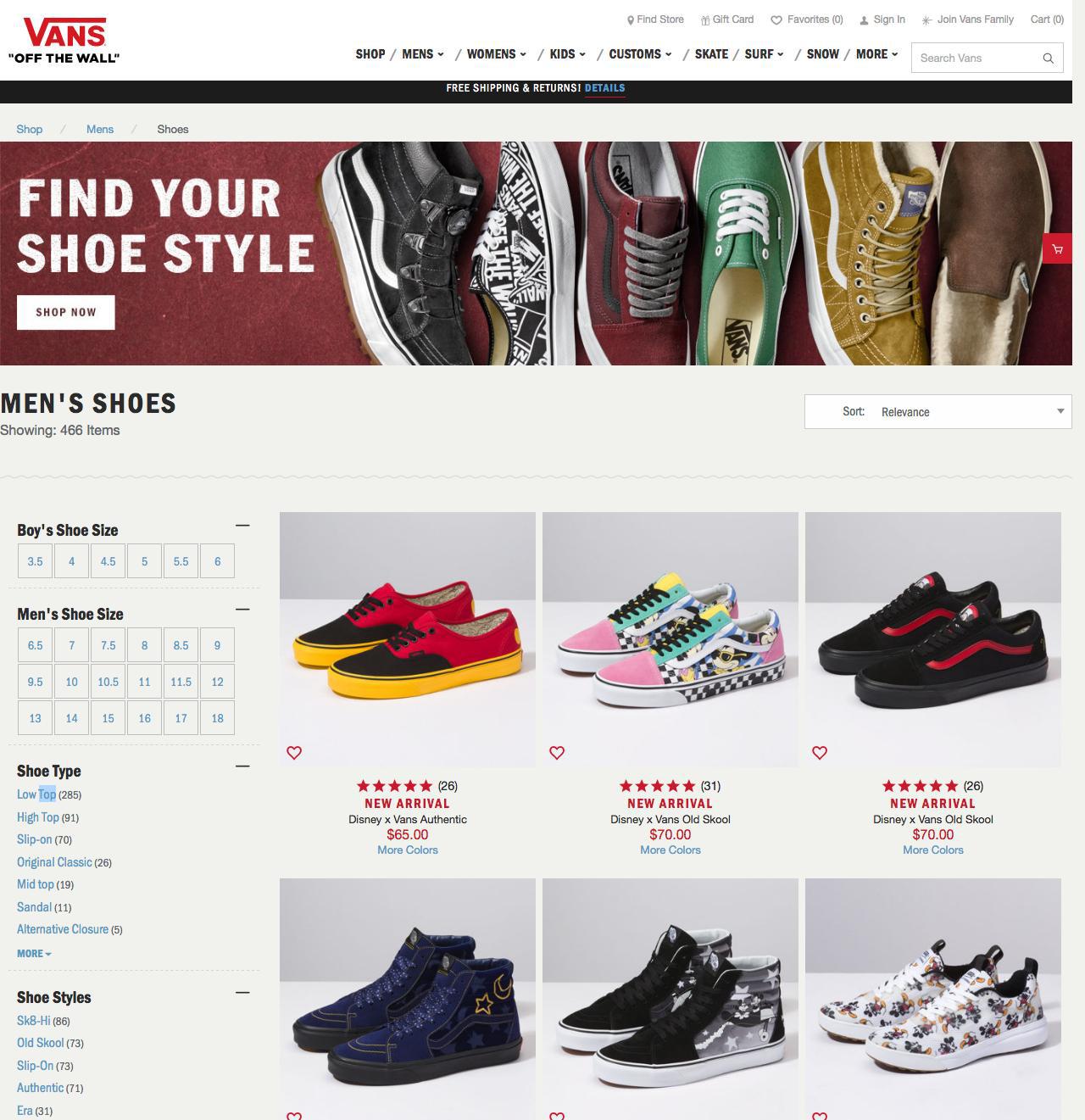 www.vans.com - site is not usable · Issue #20259 · webcompat/web-bugs · GitHub
