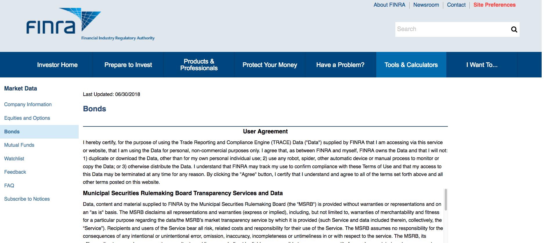 Finra Site Is Not Usable · Issue 17504 · Webcompatweb Bugs · Github 1767