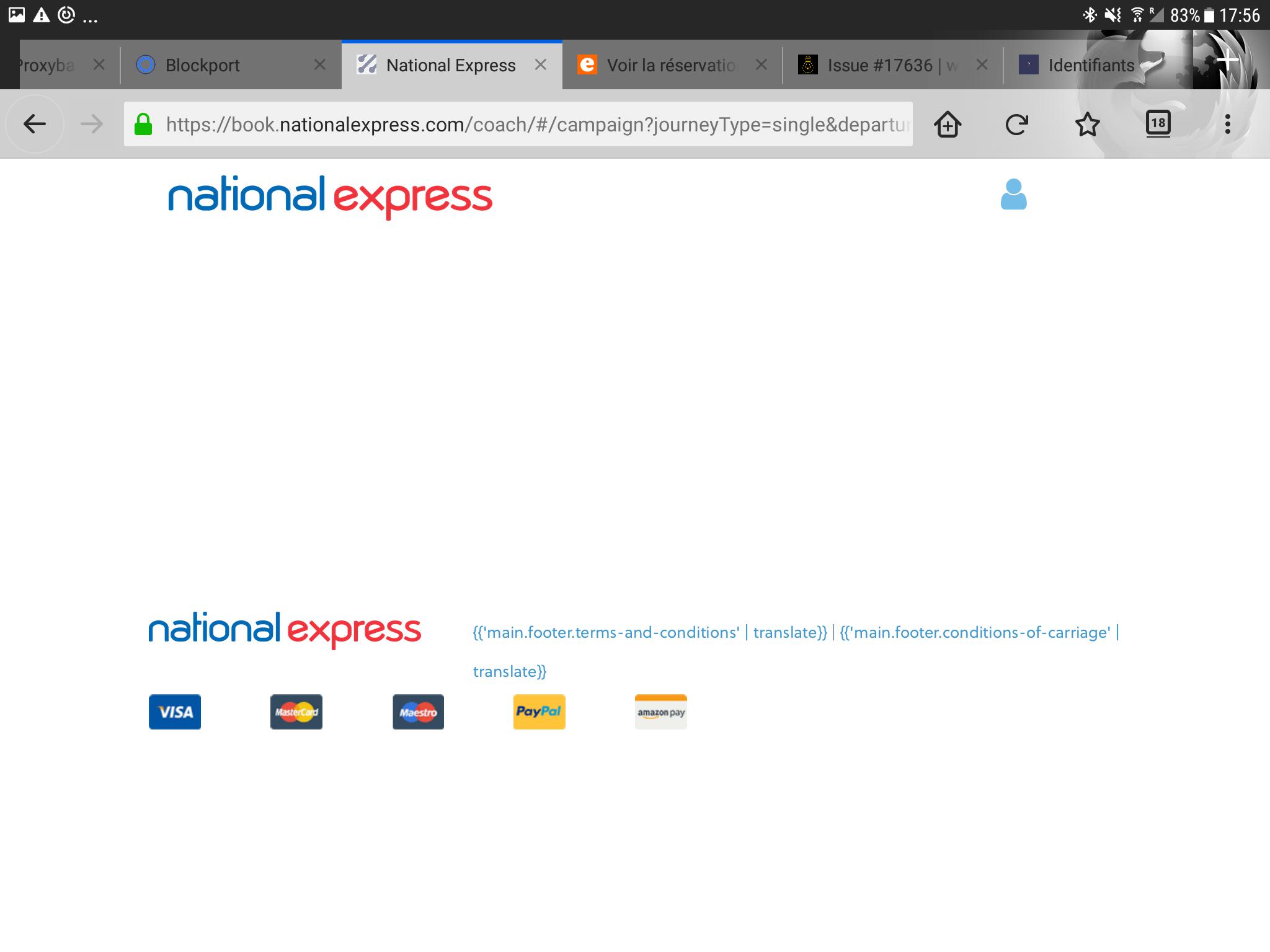 Site Is Not Usable · Issue 17636 · Webcompatweb Bugs · Github 