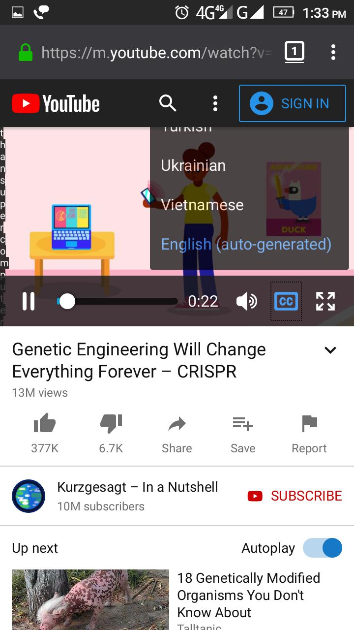 m.youtube.com - design is broken · Issue #43316 · webcompat/web-bugs · GitHub
