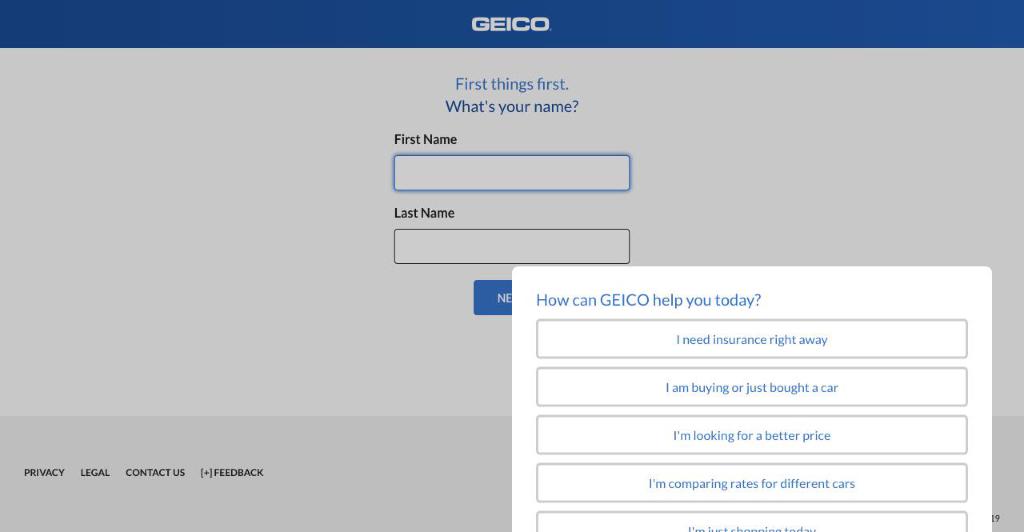 auto-buy.geico.com - Help popup is not centered and unscrollable ...