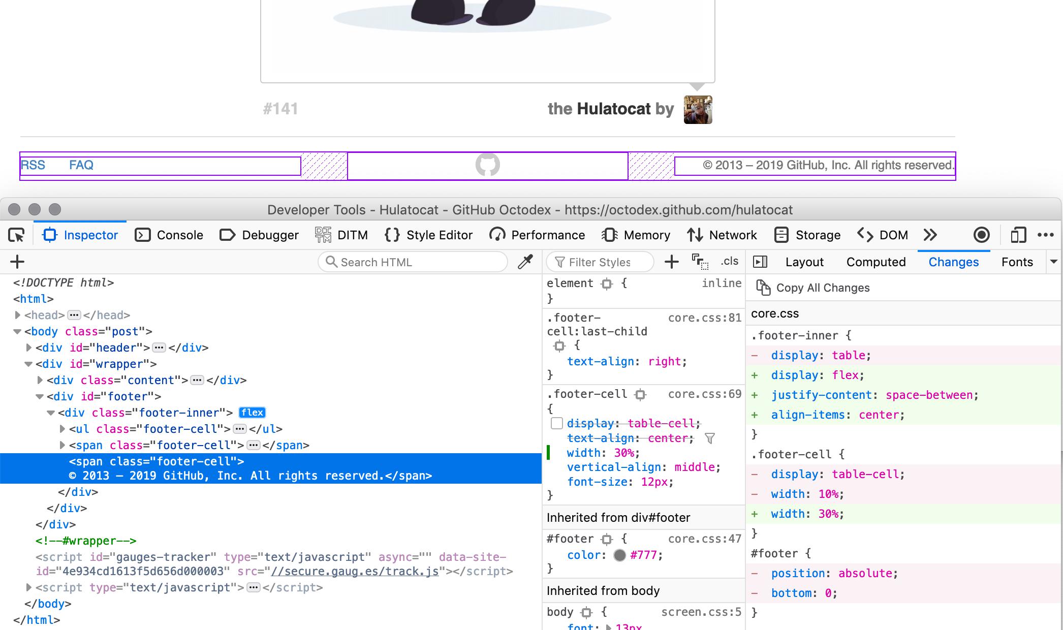 octodex.github.io - design is broken · Issue #27619 · webcompat/web-bugs · GitHub