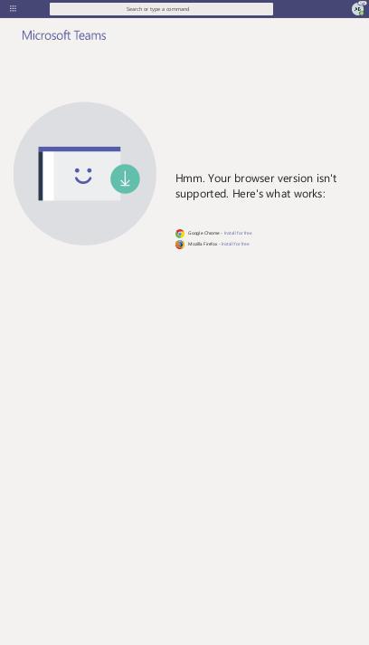 teams.microsoft.com - site is not usable · Issue #40958 · webcompat/web-bugs · GitHub