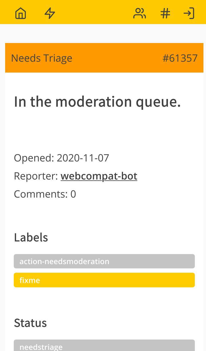 webcompat.com - see bug description · Issue #61387 · webcompat/web-bugs · GitHub