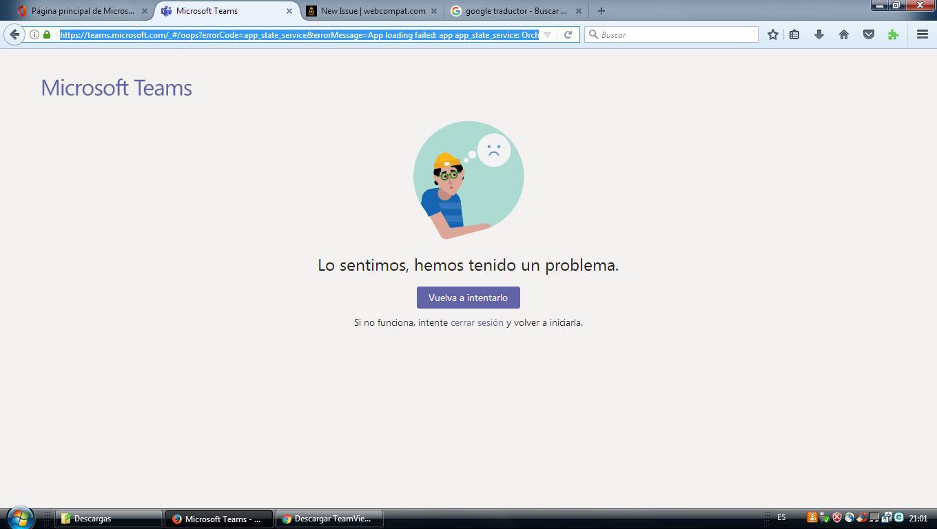 teams.microsoft.com - site is not usable · Issue #51096 · webcompat/web-bugs · GitHub