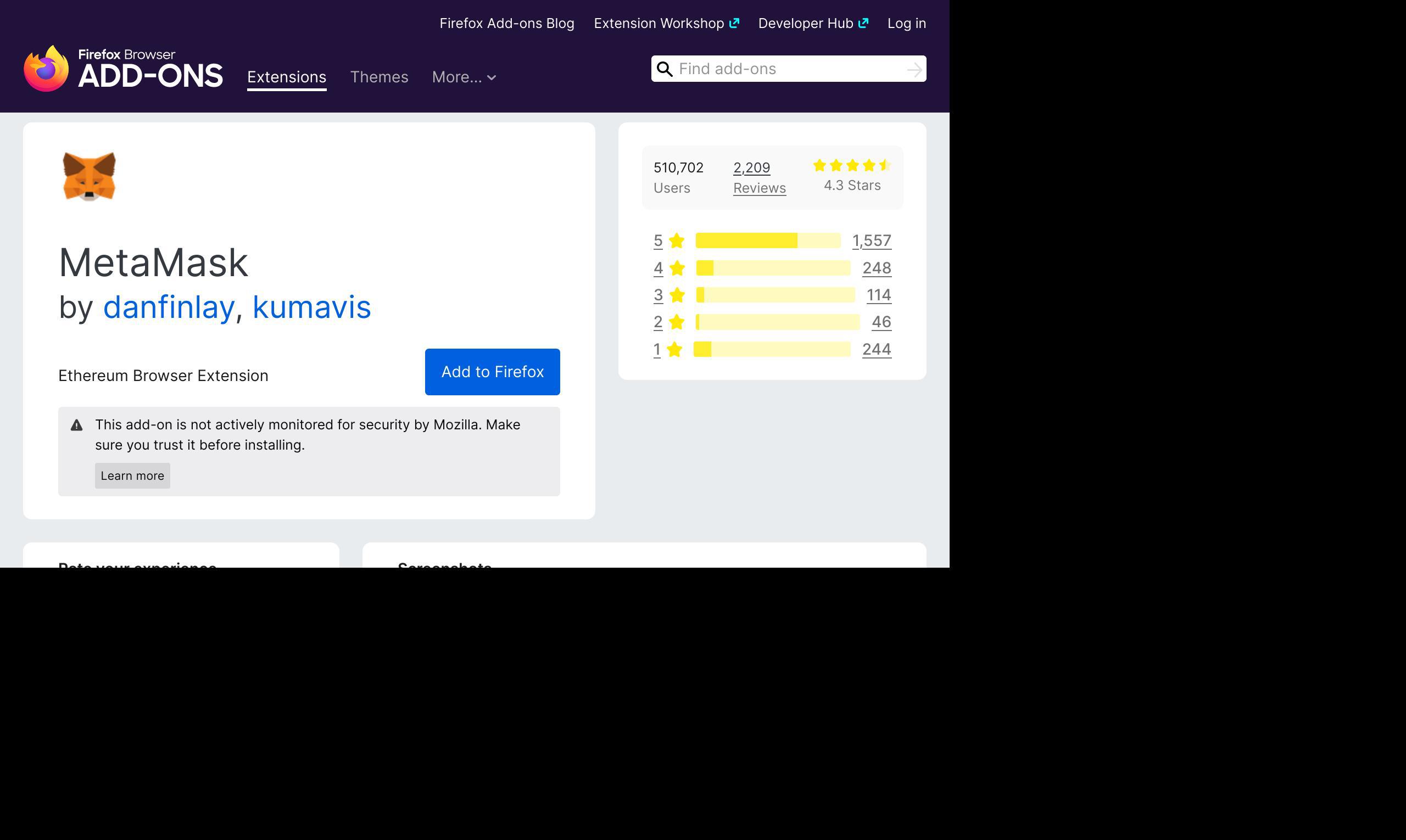 addons.mozilla.org - design is broken · Issue #94907 · webcompat/web-bugs · GitHub