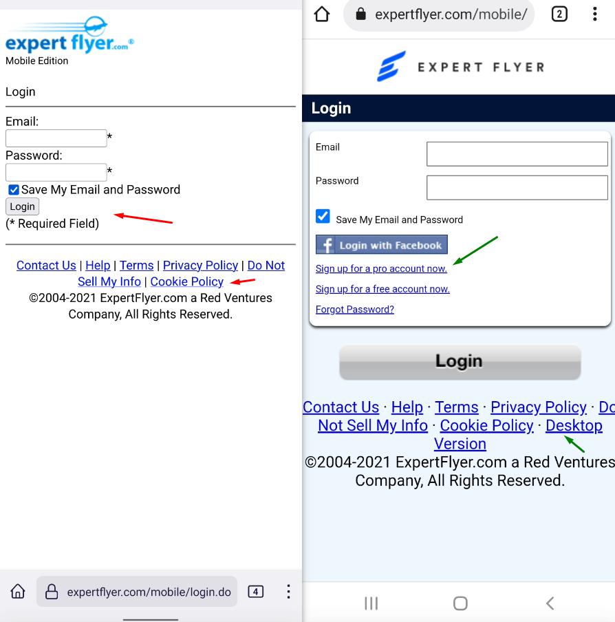 www.expertflyer.com - "Login" page layout is broken and elements are missing · Issue #96685 ...