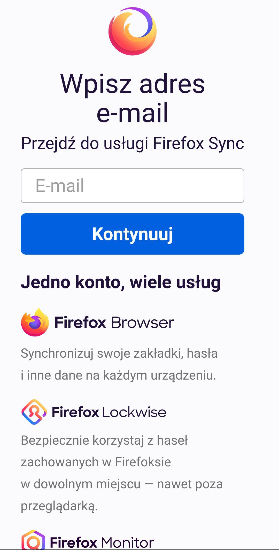 accounts.firefox.com - desktop site instead of mobile site · Issue #67643 · webcompat/web-bugs ...
