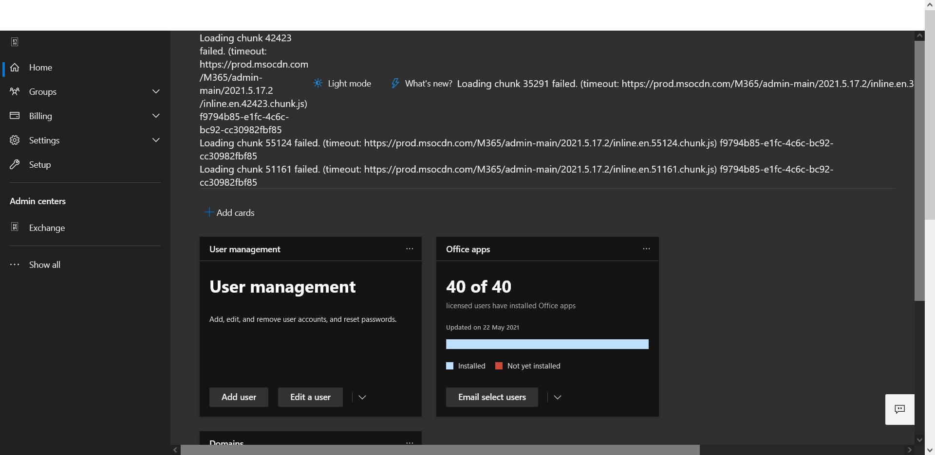 admin.microsoft.com - site is not usable · Issue #74971 · webcompat/web-bugs · GitHub