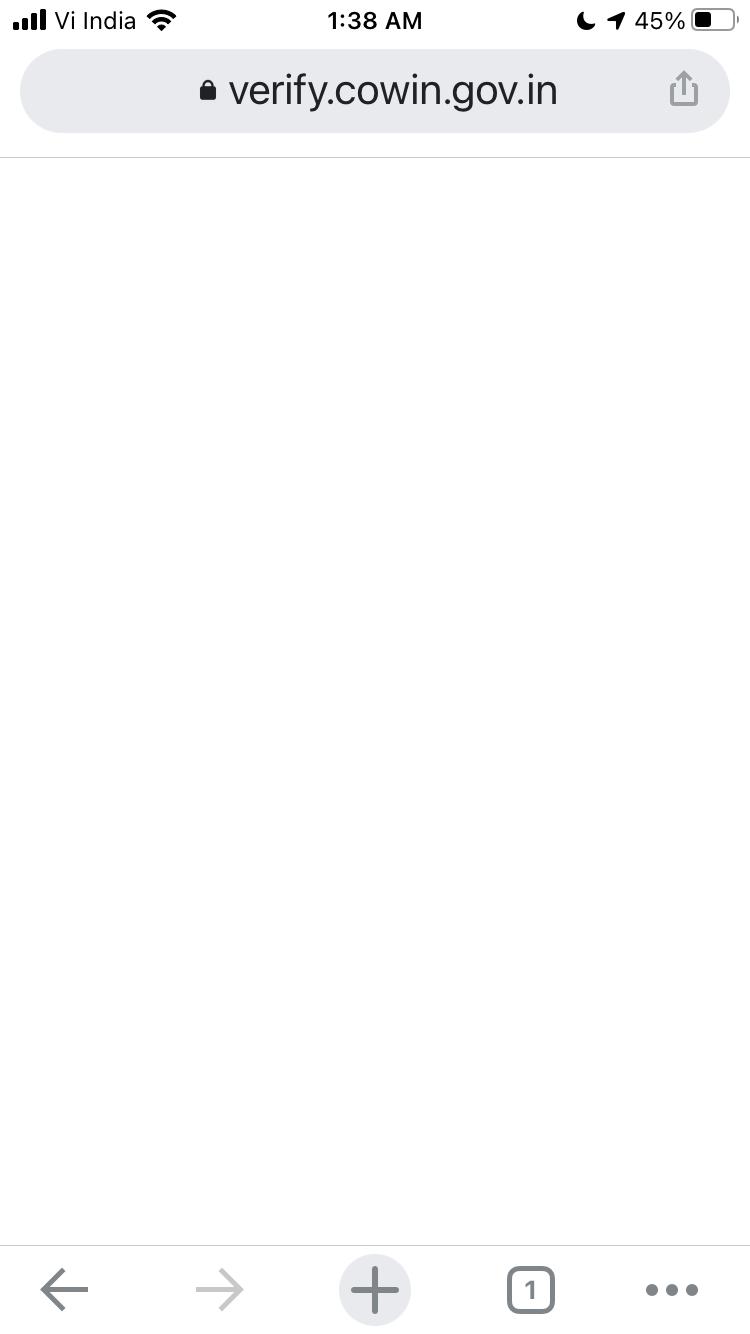 verify.cowin.gov.in - desktop site instead of mobile site · Issue #80907 · webcompat/web-bugs ...