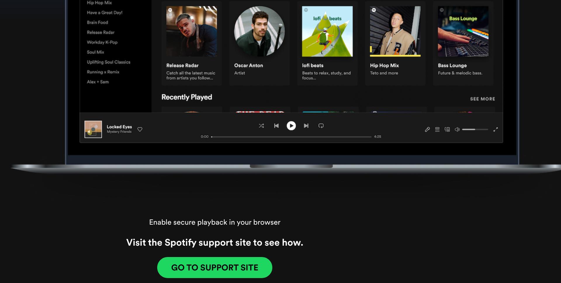 open.spotify.com - site is not usable · Issue #113482 · webcompat/web-bugs · GitHub