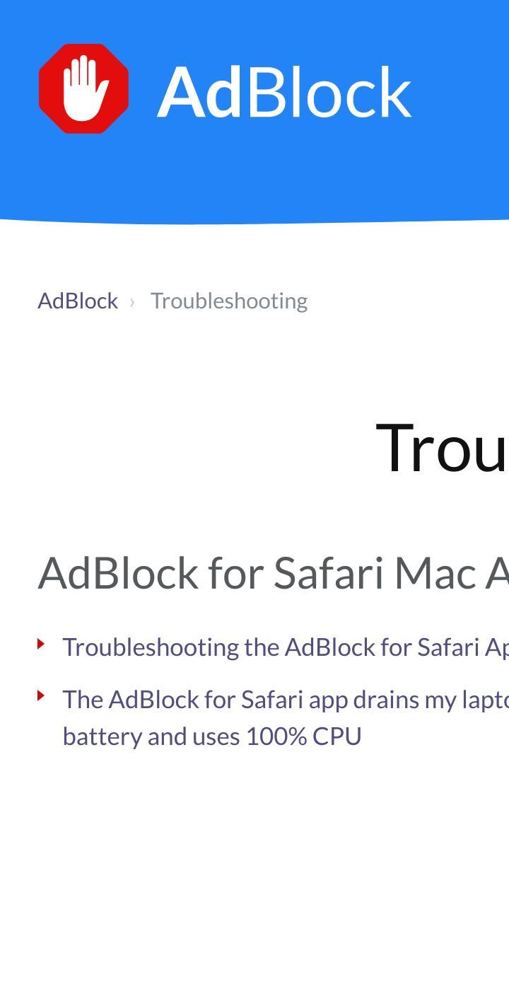 helpcenter.getadblock.com - design is broken · Issue #115258 · webcompat/web-bugs · GitHub