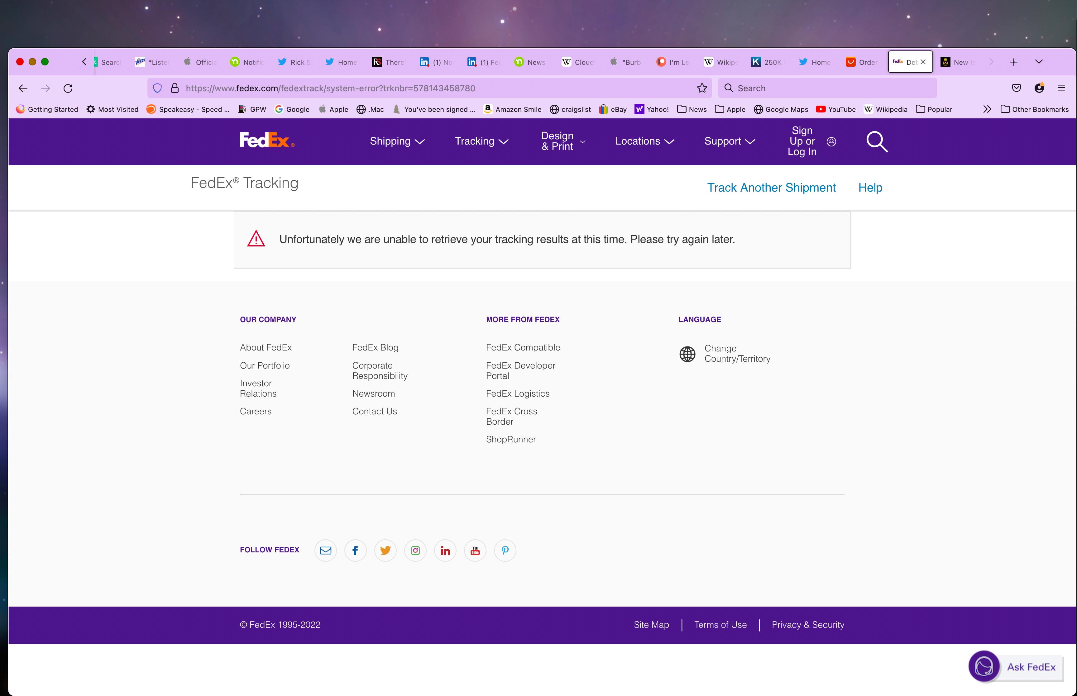 www.fedex.com - site is not usable · Issue #103752 · webcompat/web-bugs · GitHub