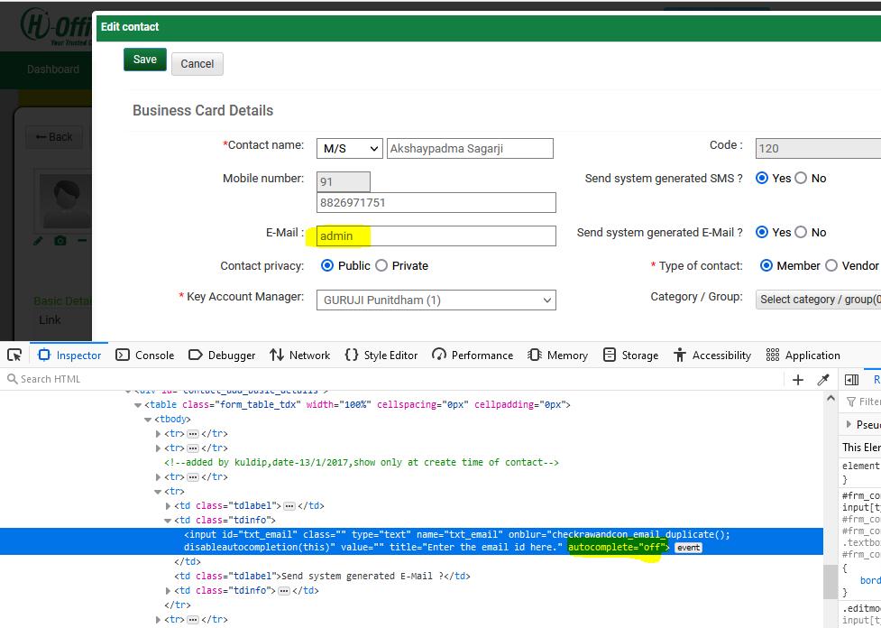 hofficedemo2.ondemandcrm.co - see bug description · Issue #107789 · webcompat/web-bugs · GitHub