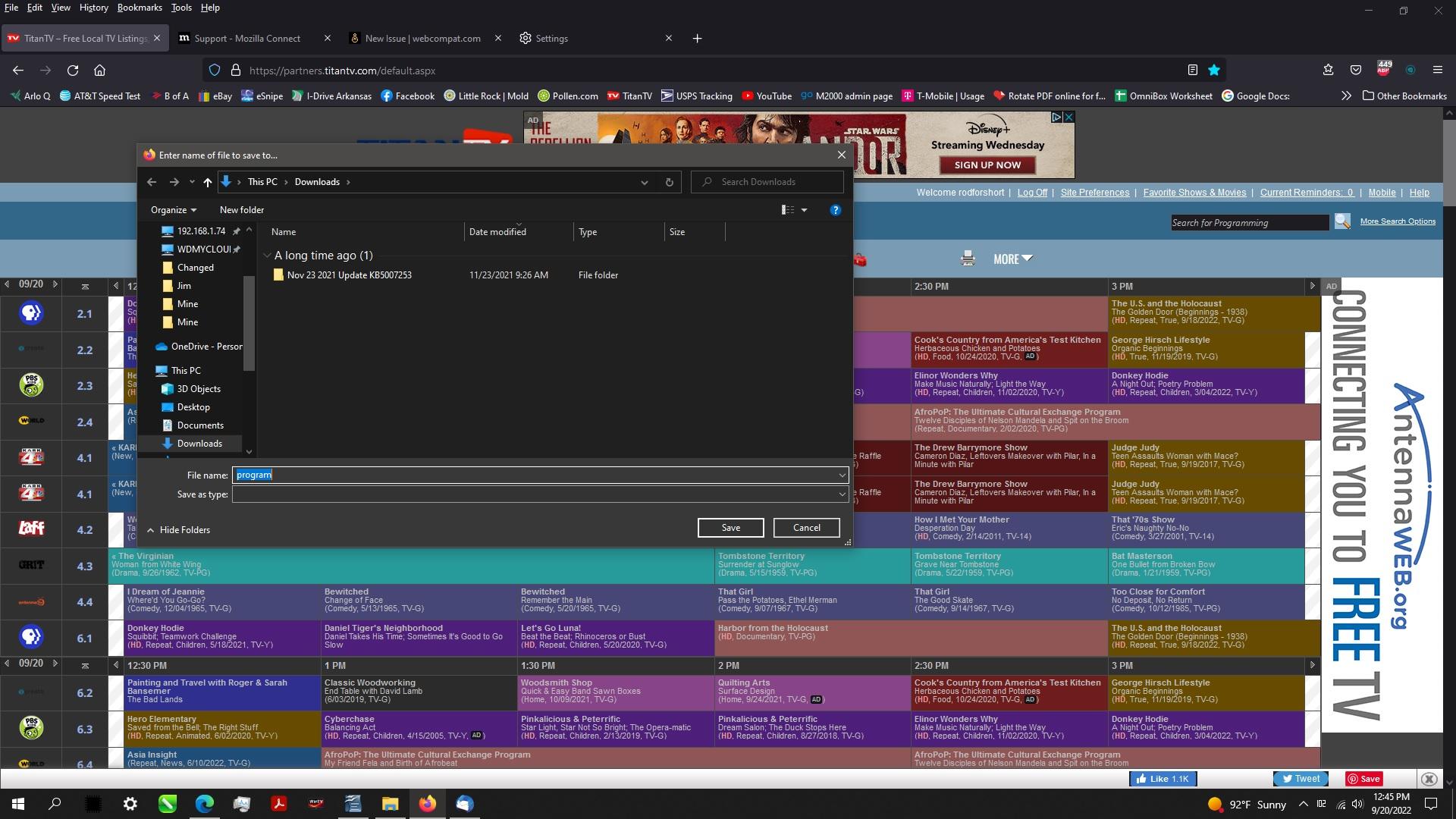 partners.titantv.com - desktop site instead of mobile site · Issue ...