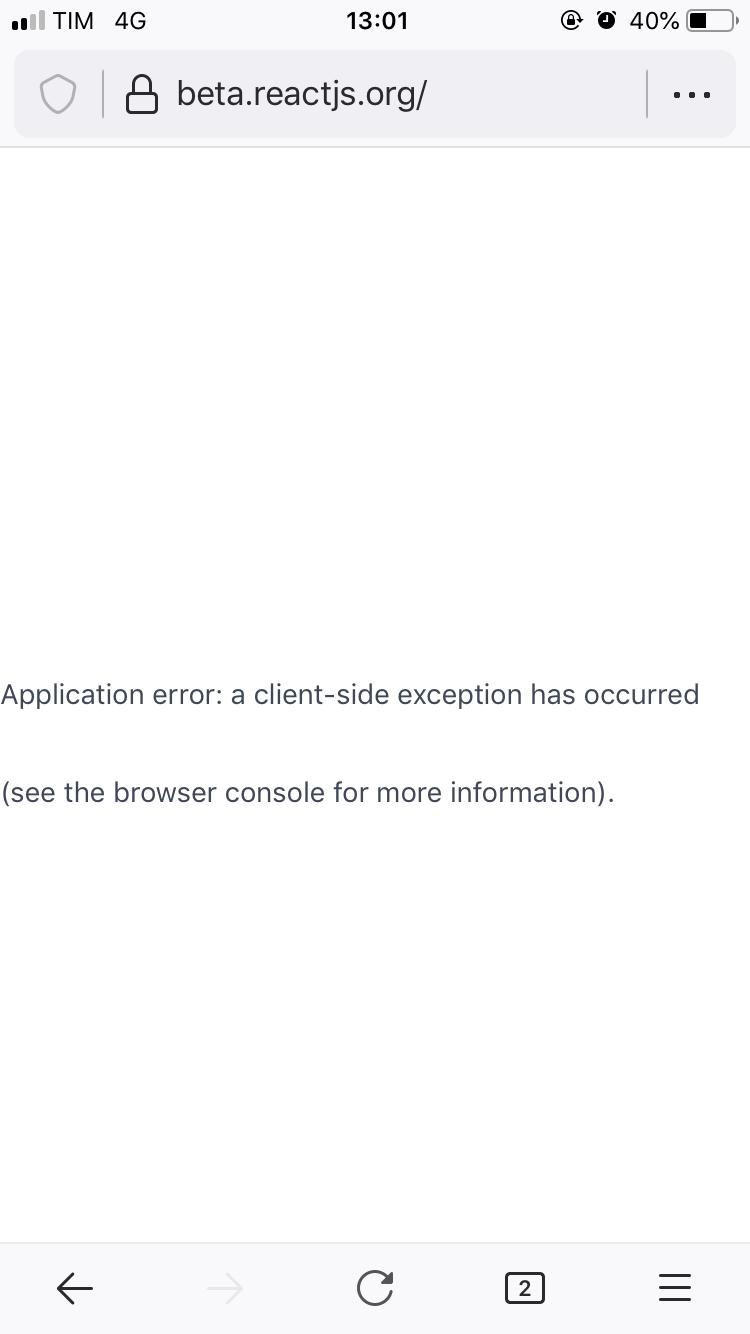 beta.reactjs.org - site is not usable · Issue #116415 · webcompat/web-bugs · GitHub
