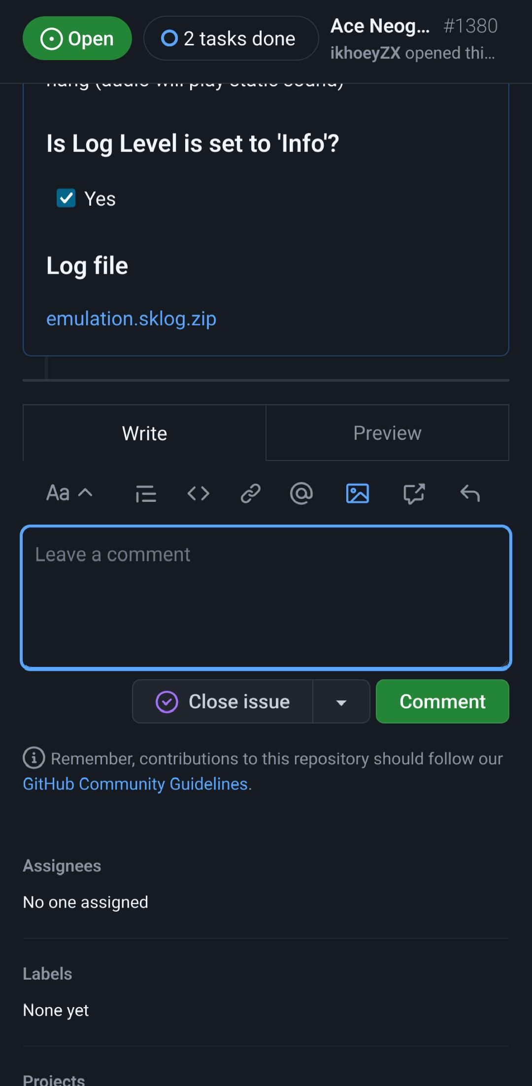 github.com - unable to upload/attach images or videos · Issue #117337 · webcompat/web-bugs · GitHub