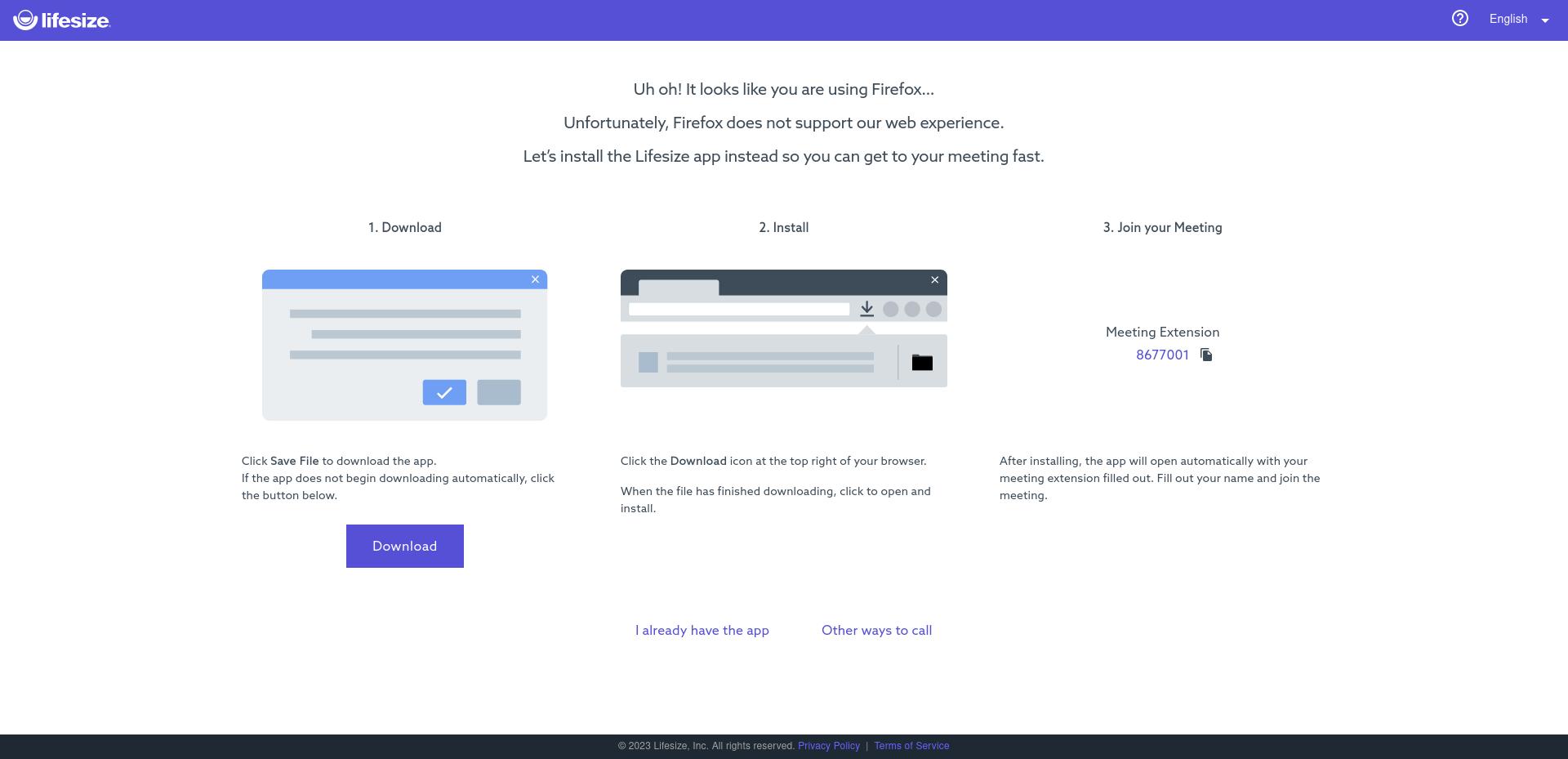 launch.lifesizecloud.com - site is not usable · Issue #130268 · webcompat/web-bugs · GitHub