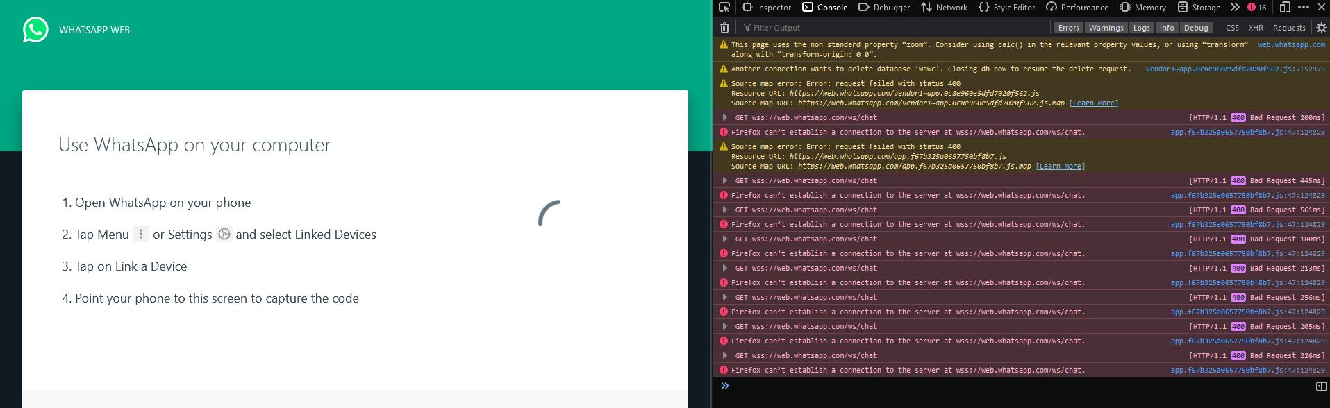 web.whatsapp.com - site is not usable · Issue #118361 · webcompat/web-bugs · GitHub