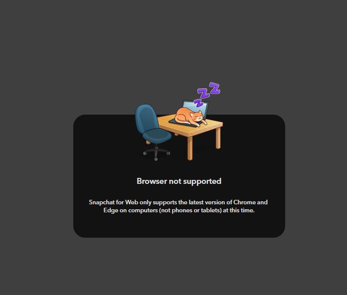 web.snapchat.com - site is not usable · Issue #117930 · webcompat/web-bugs · GitHub