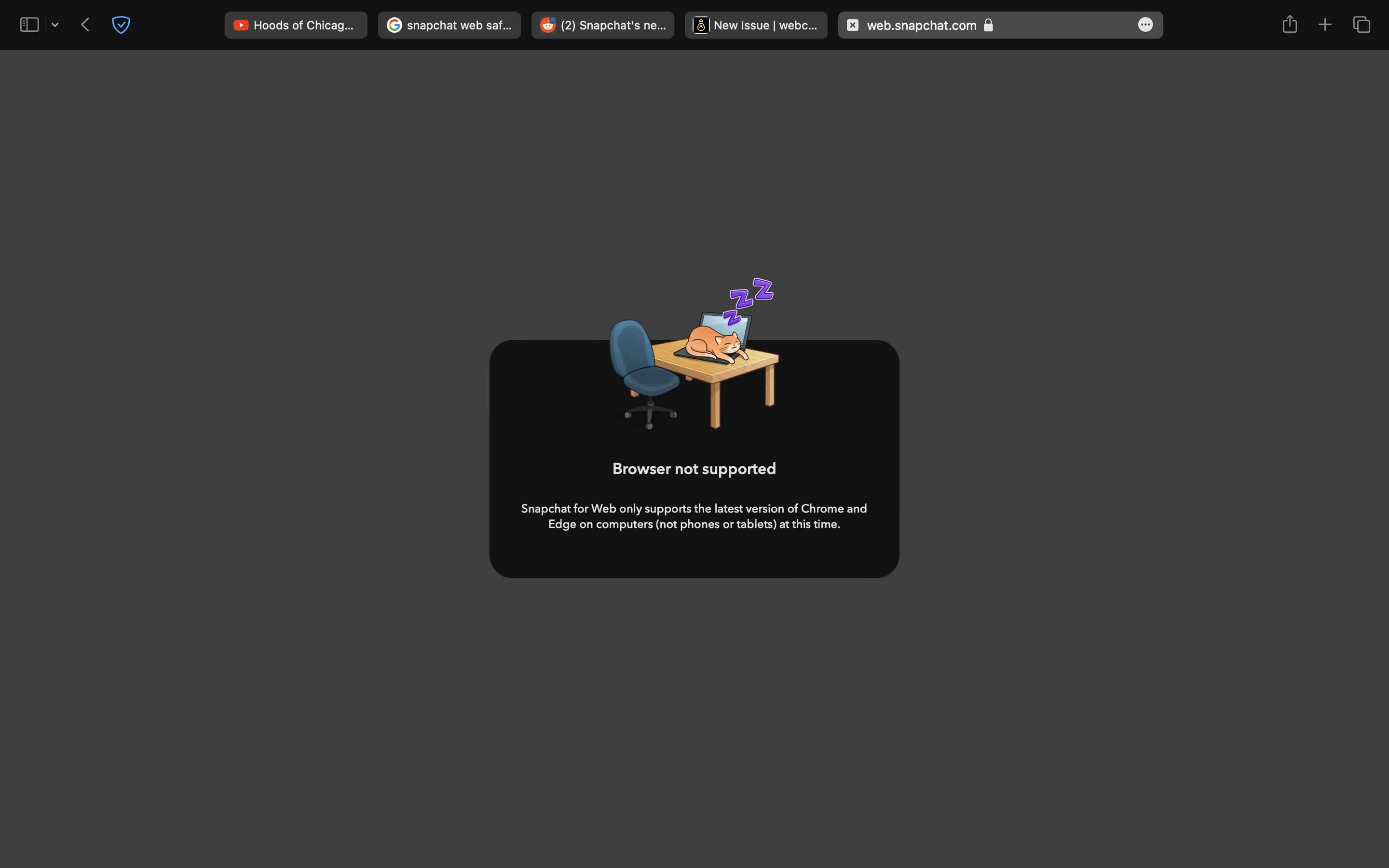 web.snapchat.com - see bug description · Issue #117851 · webcompat/web-bugs · GitHub
