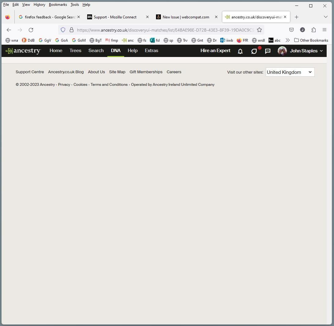 www.ancestry.com, also .au, also .co.uk - see bug description · Issue ...