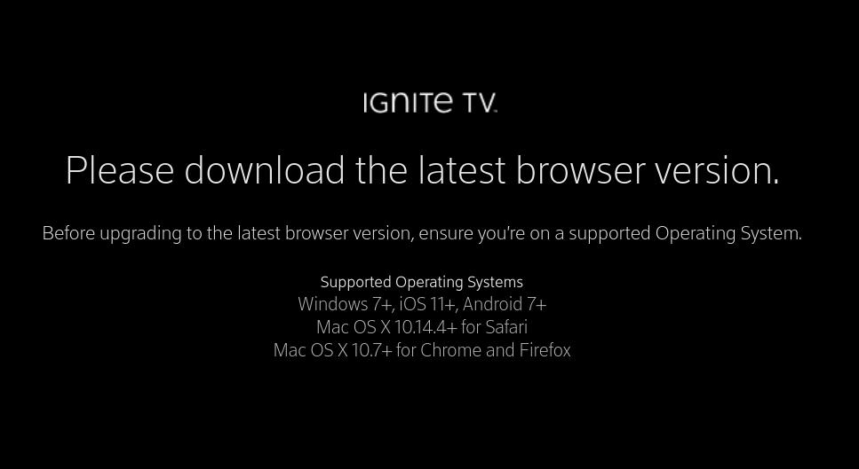ignitetv.rogers.com - Firefox is an unsupported browser · Issue #121019 ...