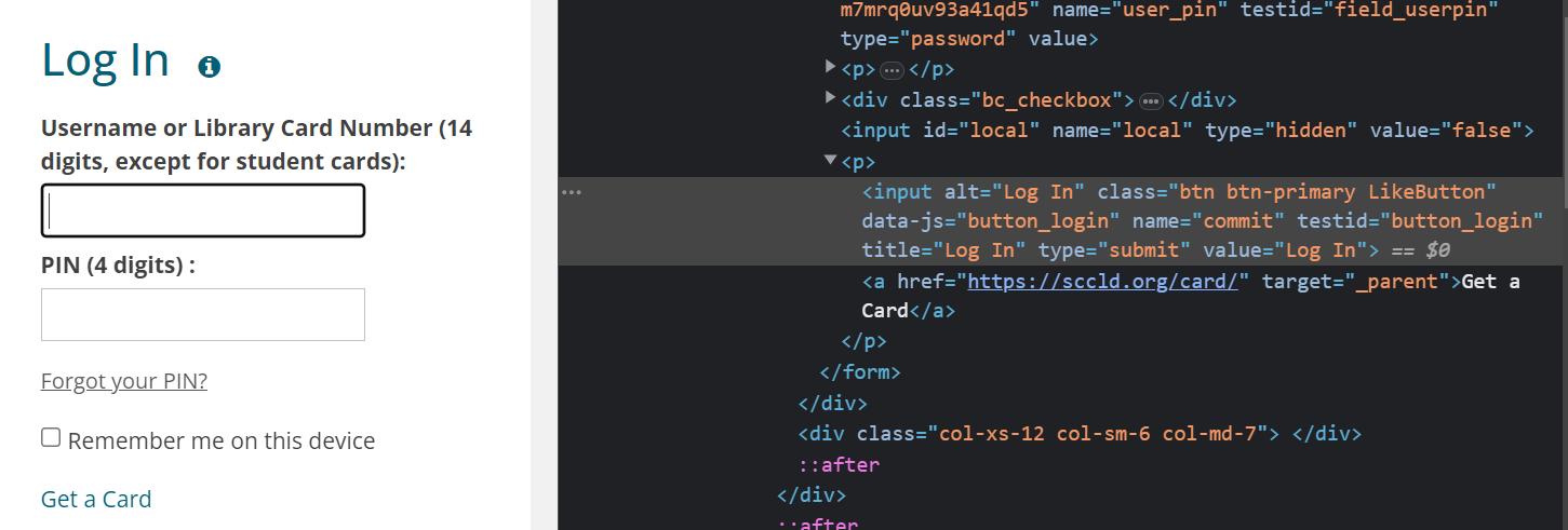 sccl.bibliocommons.com - see bug description · Issue #121364 · webcompat/web-bugs · GitHub