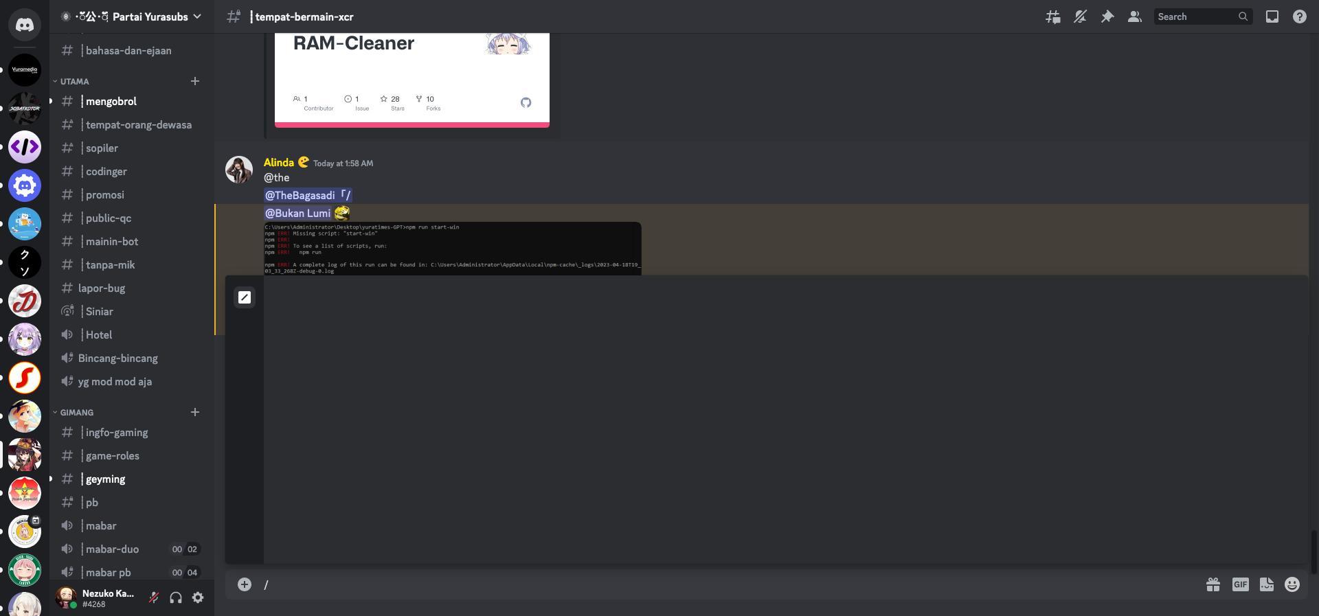 canary.discord.com - site is not usable · Issue #121163 · webcompat/web-bugs · GitHub