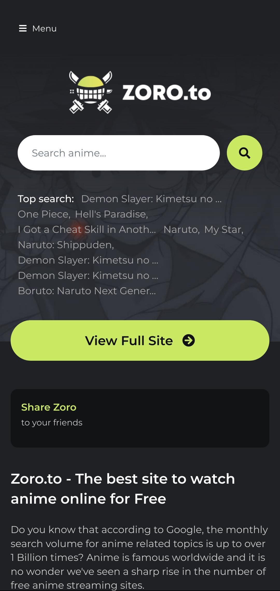 zoro.to - see bug description · Issue #121123 · webcompat/web-bugs · GitHub