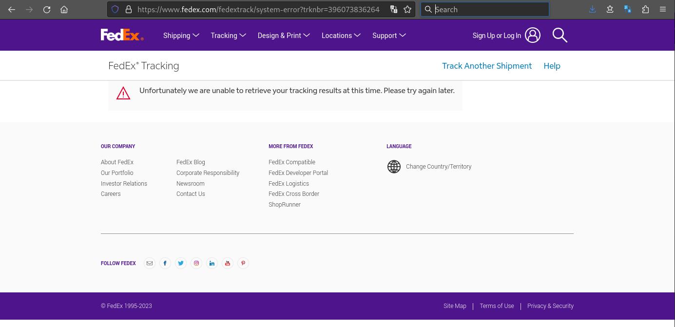 www.fedex.com - site is not usable · Issue #120923 · webcompat/web-bugs · GitHub