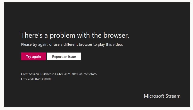 web.microsoftstream.com - video or audio doesn't play · Issue #121149 · webcompat/web-bugs · GitHub