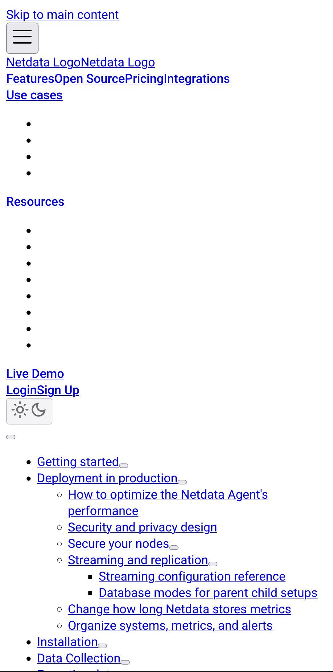 learn.netdata.cloud - design is broken · Issue #121934 · webcompat/web-bugs · GitHub