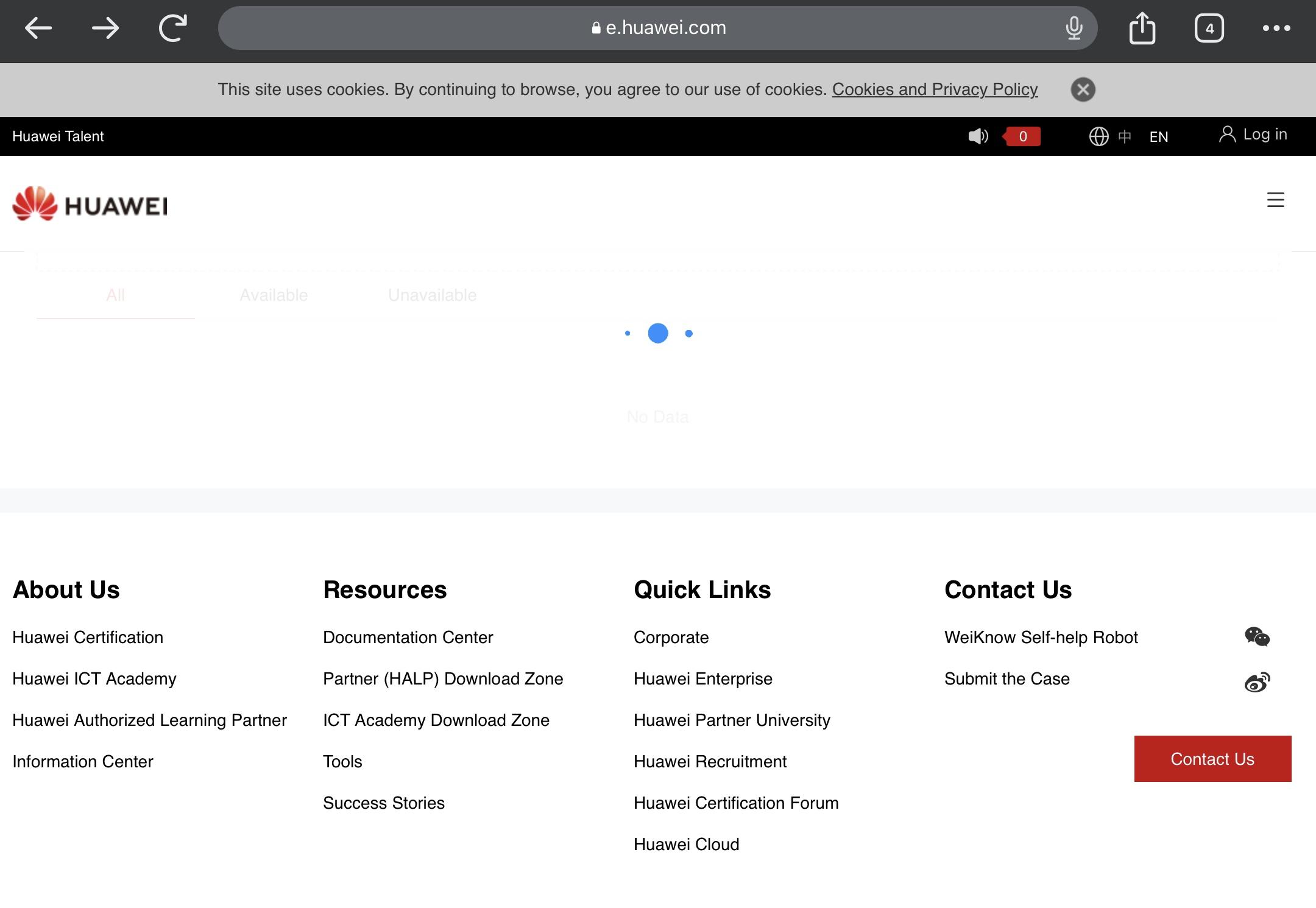 uniportal.huawei.com - site is not usable · Issue #122839 · webcompat/web-bugs · GitHub