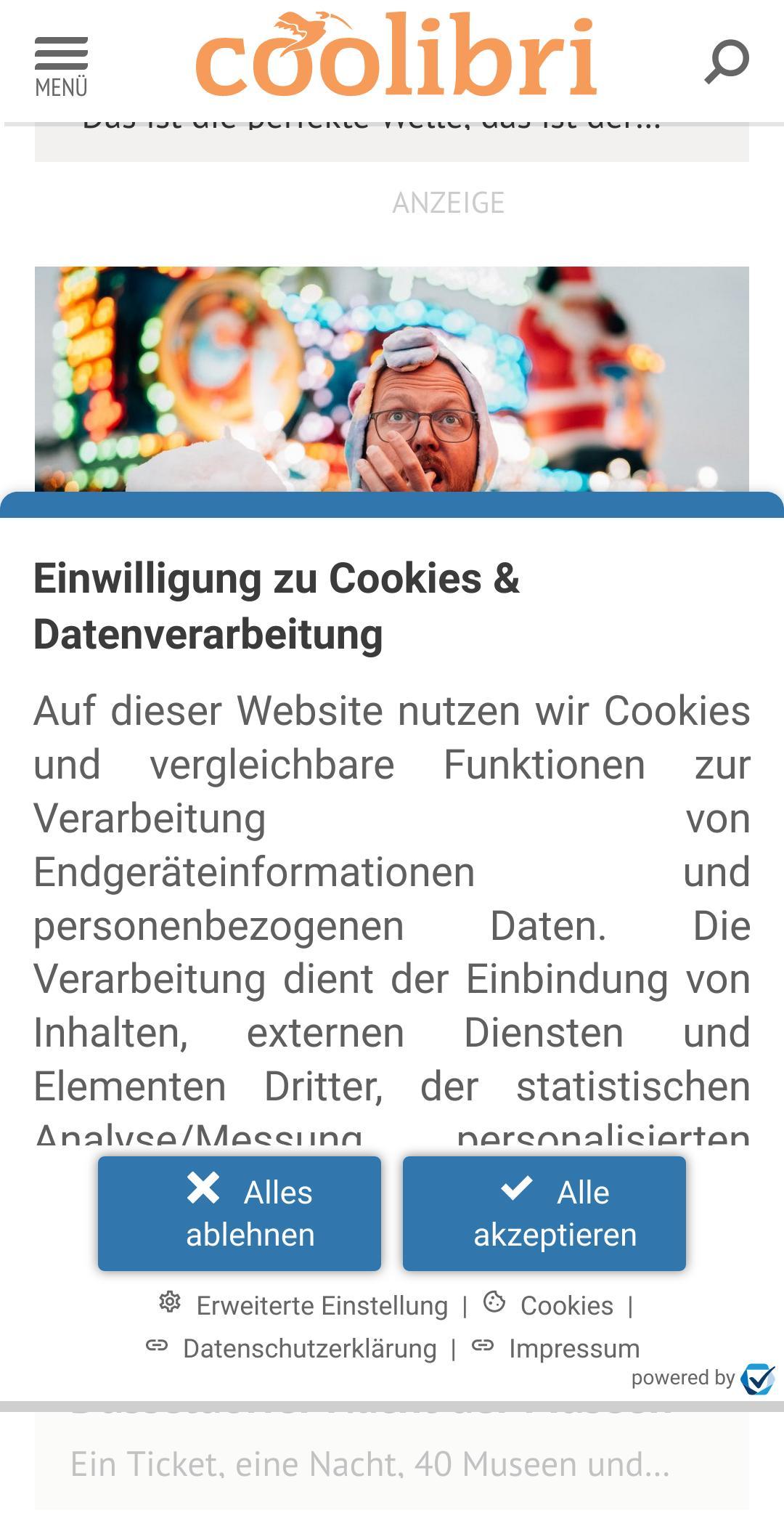 Coolibride The Clickable Area Of The Cookie Banner Buttons Is Small · Issue 122138