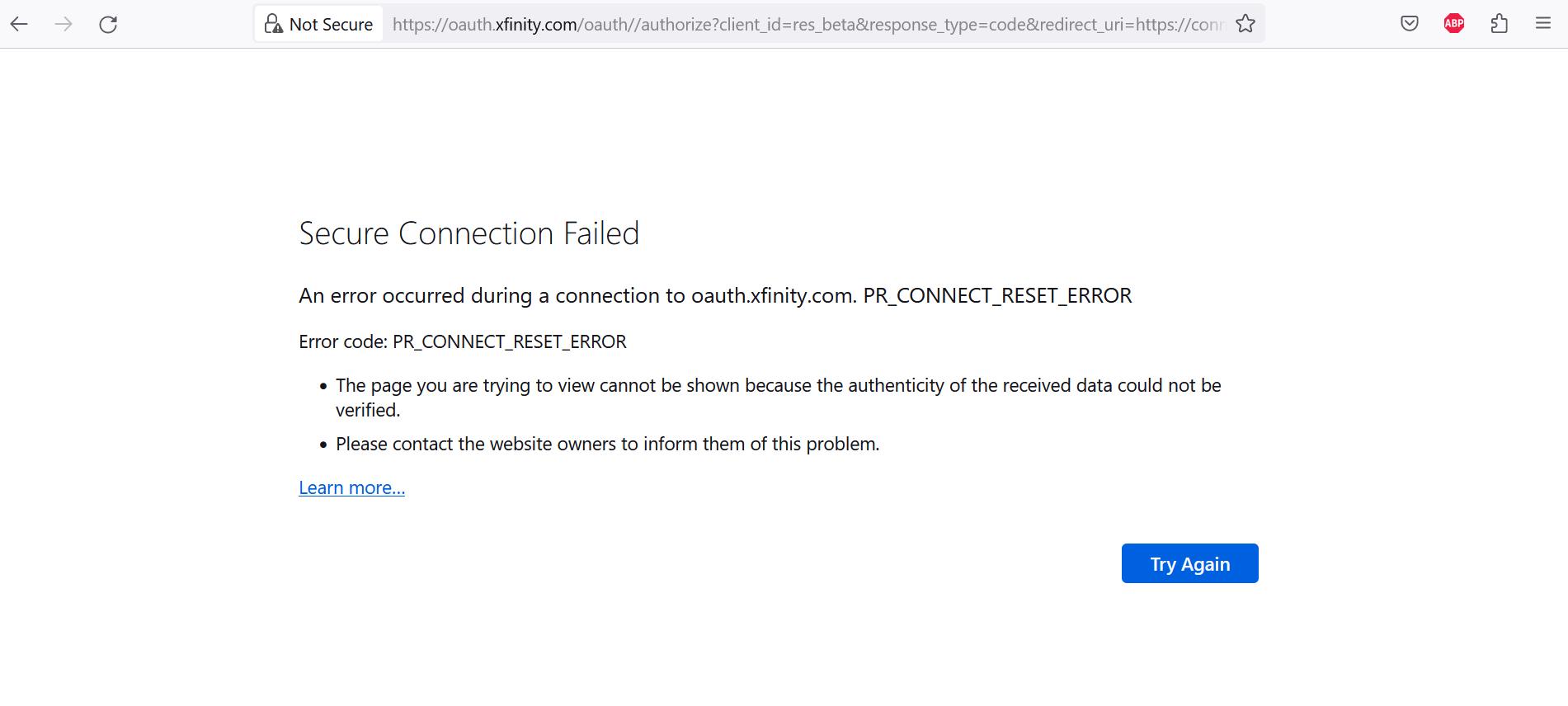 connect.xfinity.com - see bug description · Issue #124298 · webcompat/web-bugs · GitHub