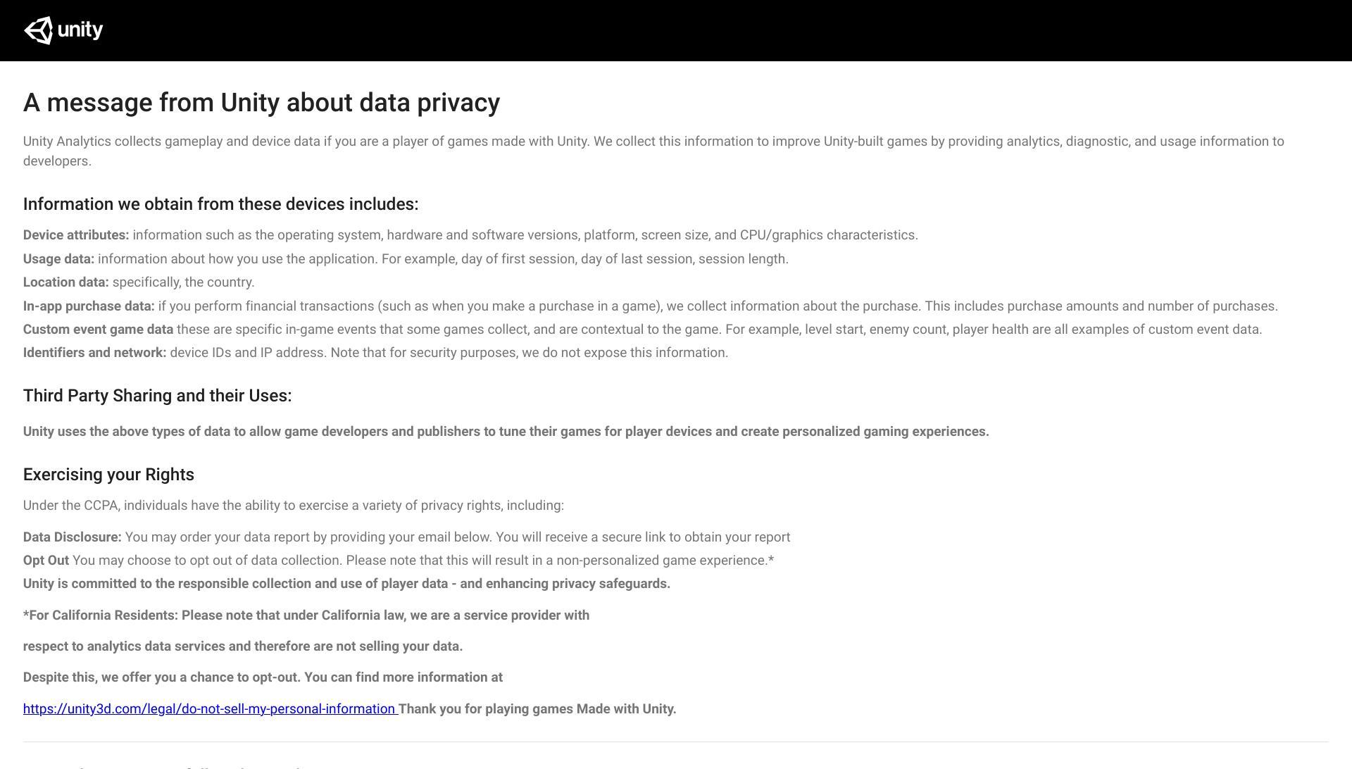 dataoptout-ui-prd.uca.cloud.unity3d.com - Buttons do now work with "Block other content trackers ...
