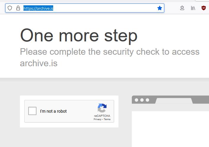 archive.is - site is not usable · Issue #126377 · webcompat/web-bugs · GitHub