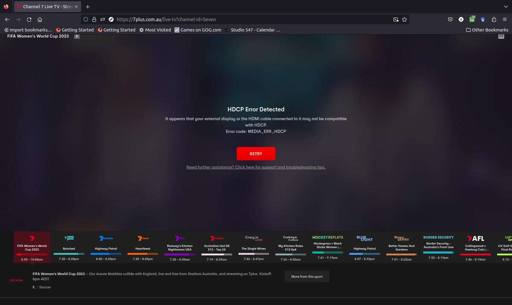 7plus.com.au - video or audio doesn't play · Issue #125889 · webcompat/web-bugs · GitHub