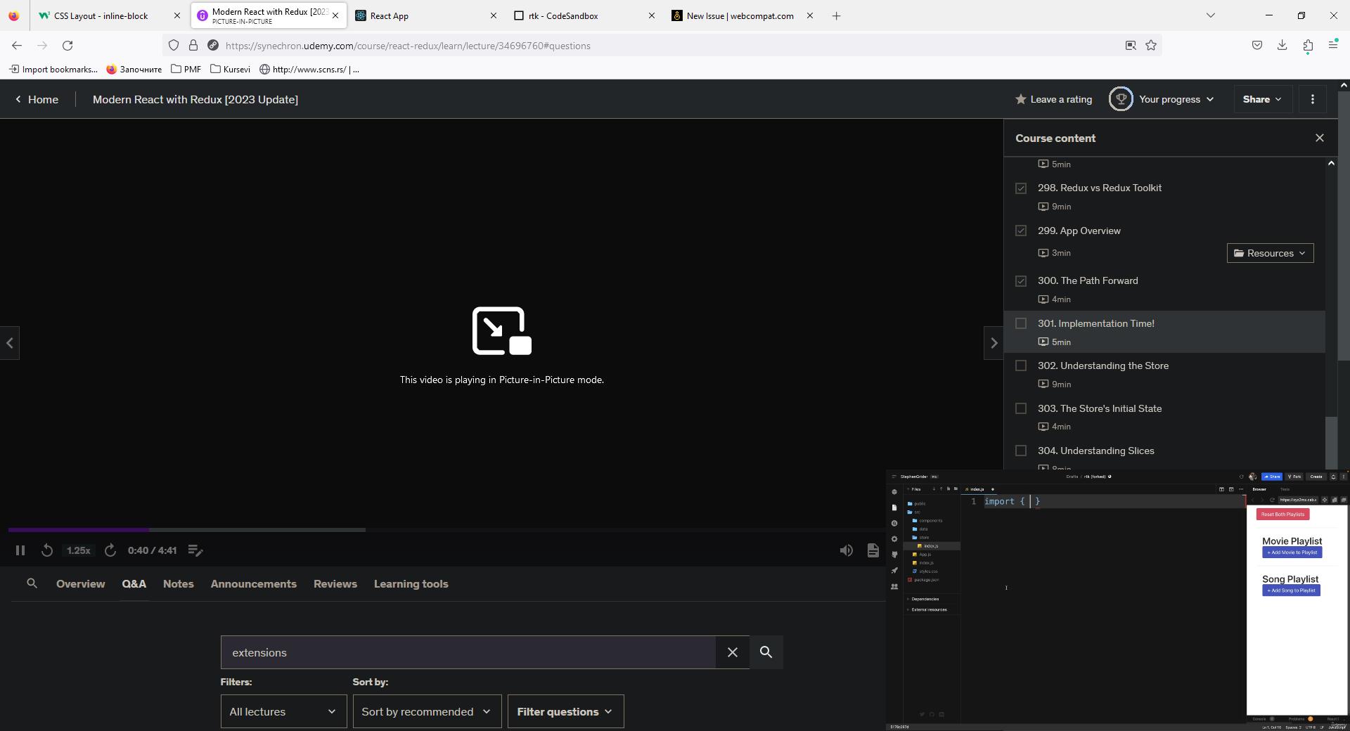 udemy.com - Picture-in-Picture turns off when a new video starts ...
