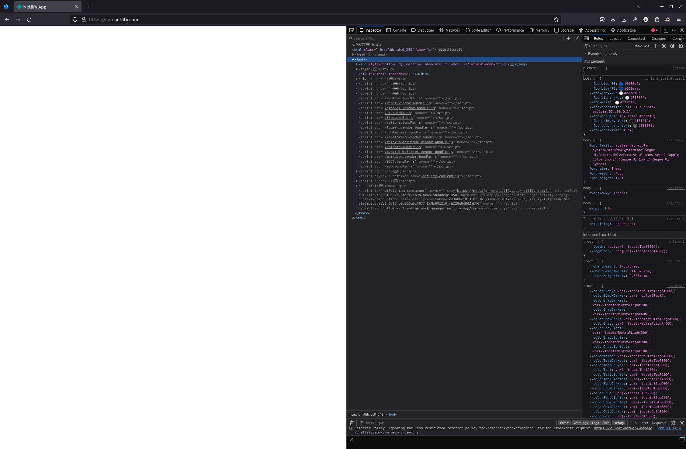 app.netlify.con - site is not usable · Issue #127445 · webcompat/web-bugs · GitHub