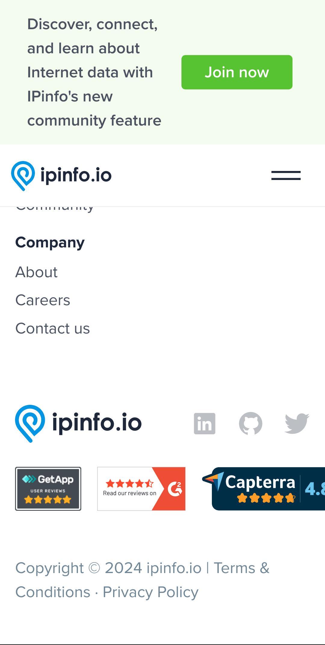 ipinfo.io - site is not usable · Issue #132293 · webcompat/web-bugs · GitHub