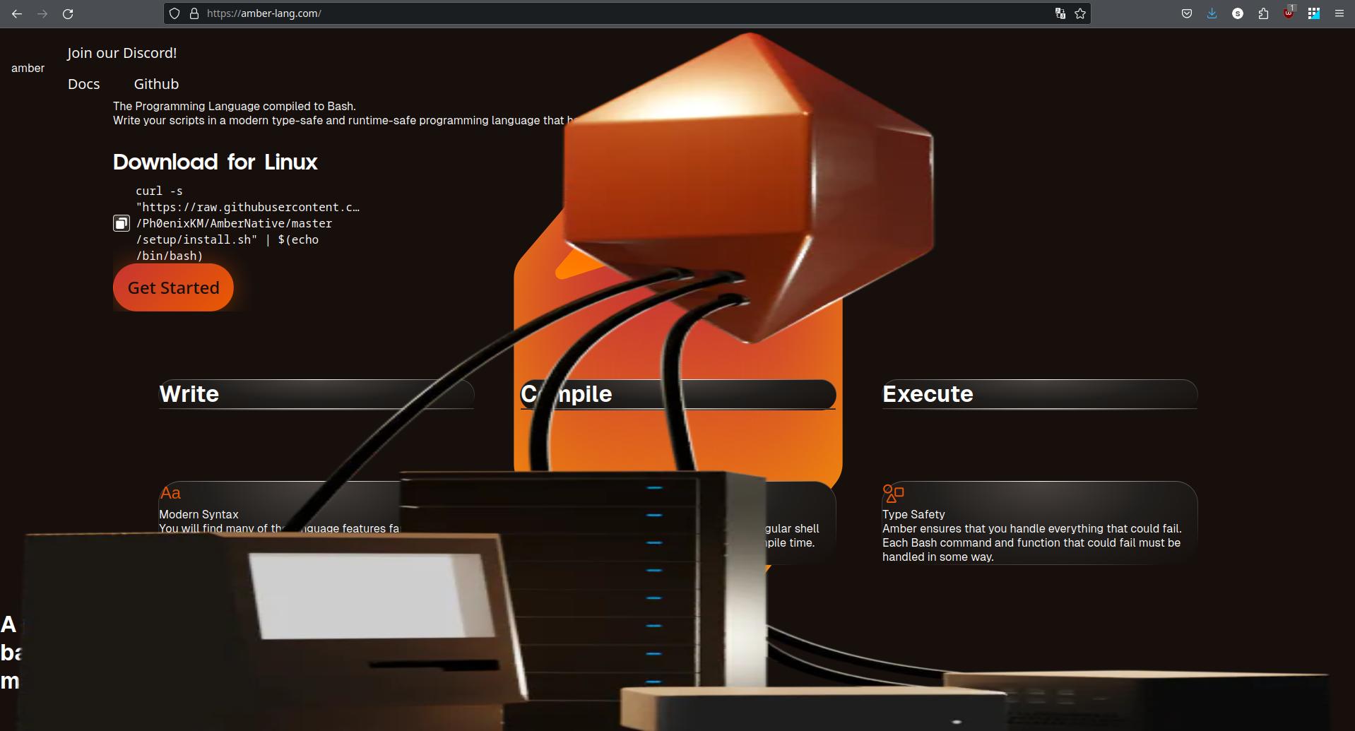 amber-lang.com - design is broken · Issue #137377 · webcompat/web-bugs · GitHub