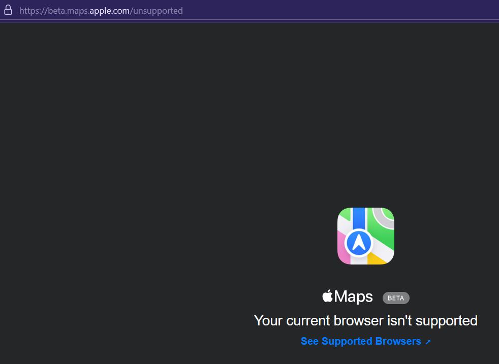 beta.maps.apple.com - Firefox is not a supported browser · Issue #139530 · webcompat/web-bugs ...