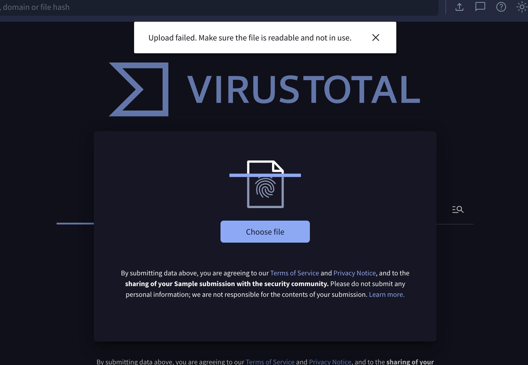 www.virustotal.com - site is not usable · Issue #140570 · webcompat/web-bugs · GitHub