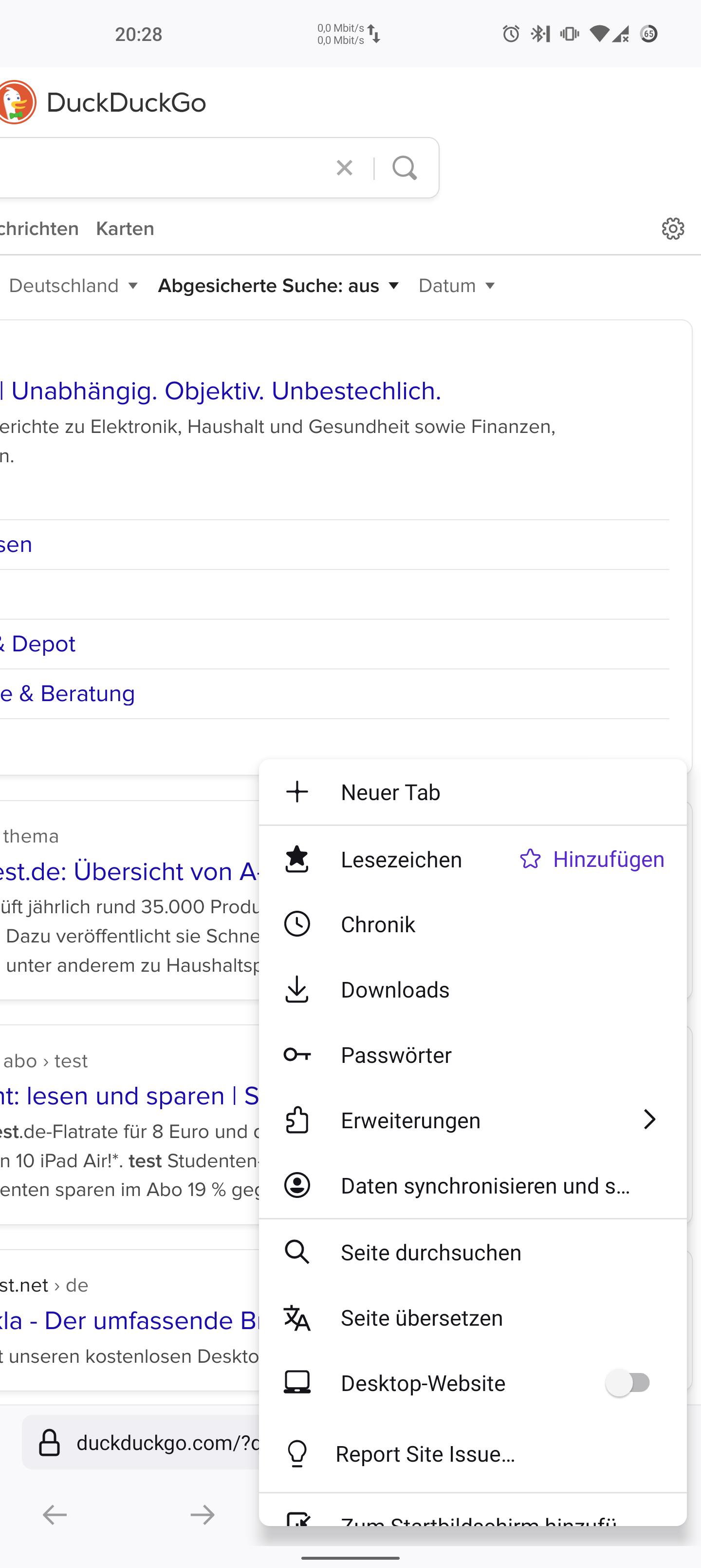 duckduckgo.com - desktop site instead of mobile site · Issue #141572 · webcompat/web-bugs · GitHub